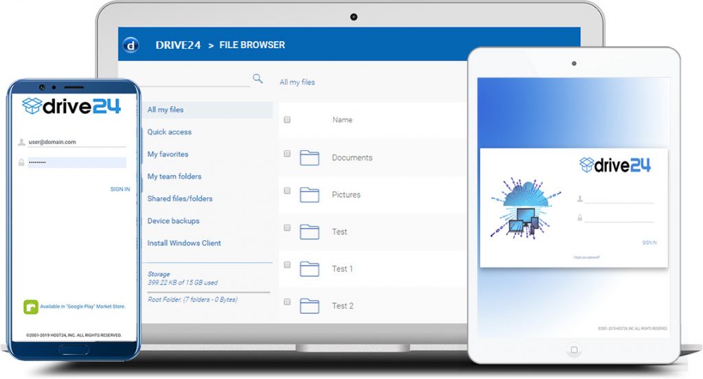 Google Drive, OneDrive, Dropbox Alternative & Team Collaboration App